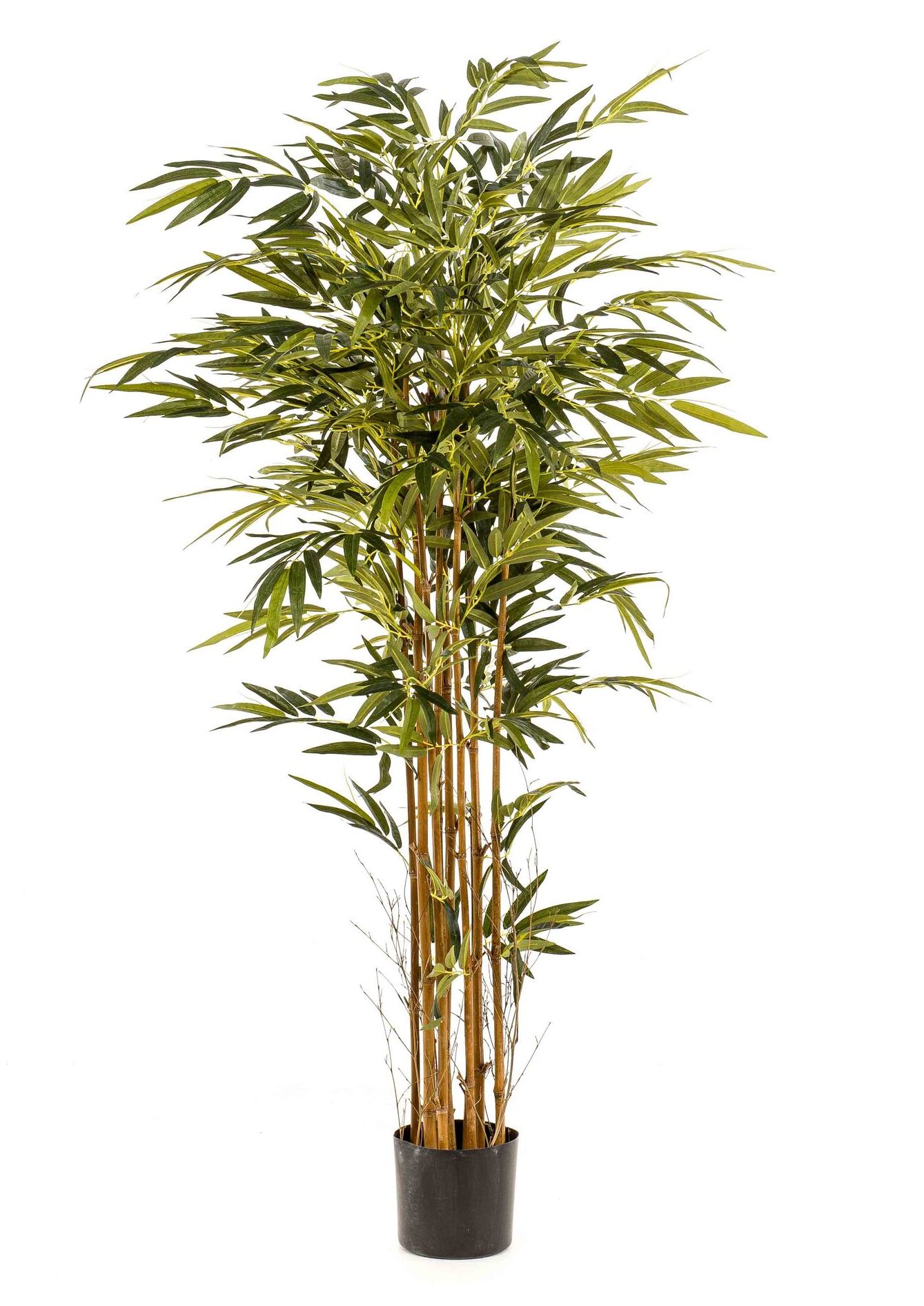 Bambus artificial decorativ x9 in ghiveci - 175 cm | Leaf Shop